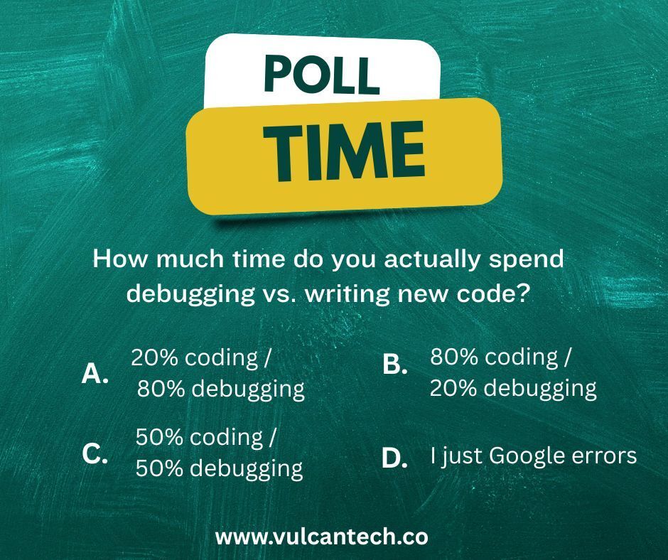 #vulcantech #codinglife #debugging #softwaredevelopment #techhumor ... #vulcantech #codinglife #debugging #softwaredevelopment #techhumor ...