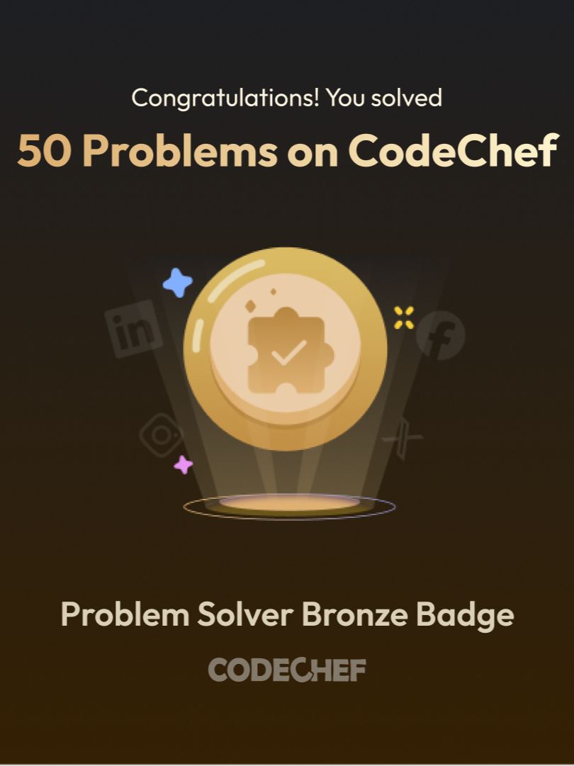 Pawan Kumar on LinkedIn: #codechef #competitiveprogramming #achievement ... Pawan Kumar on LinkedIn: #codechef #competitiveprogramming #achievement ...