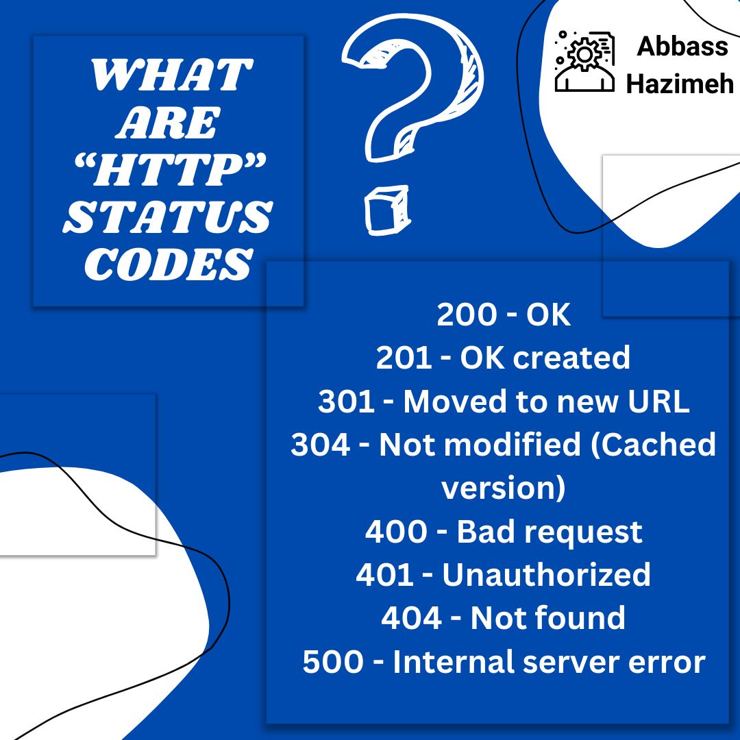 Abbass Hazimeh on LinkedIn: #100daysofcode #webdevelopment #statuscodes ... Abbass Hazimeh on LinkedIn: #100daysofcode #webdevelopment #statuscodes ...