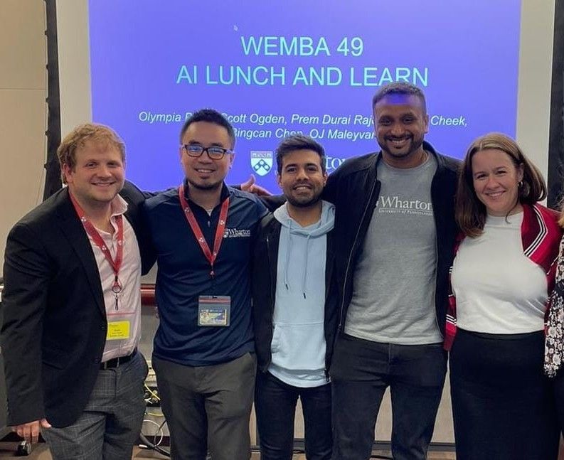 AI lunch and learn panel at Wharton | Premsun Durai Rajesh posted on ... AI lunch and learn panel at Wharton | Premsun Durai Rajesh posted on ...