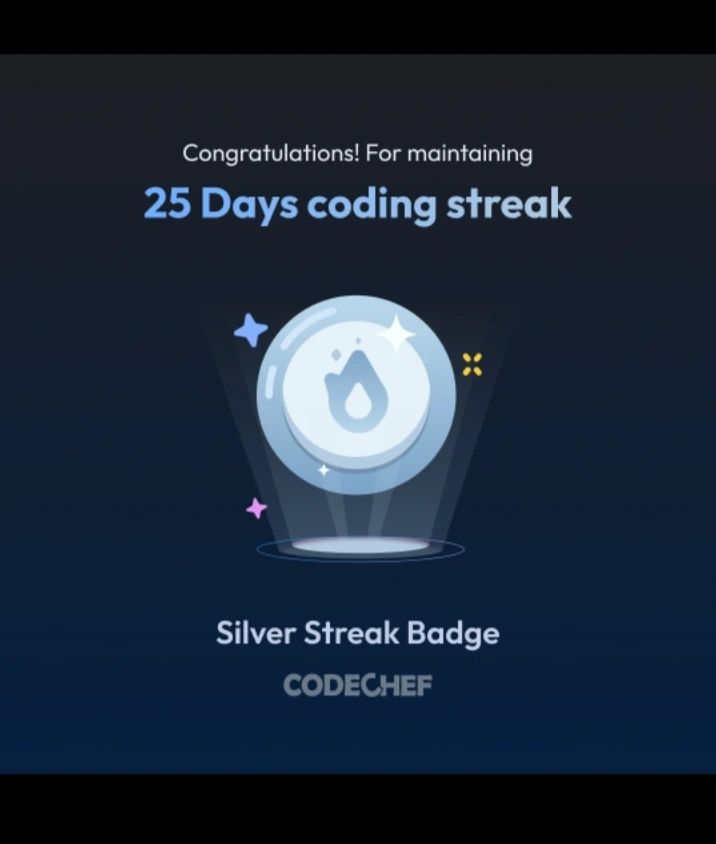 #neverstoplearning #codingstreak #codechef | Khushi Pawar #neverstoplearning #codingstreak #codechef | Khushi Pawar