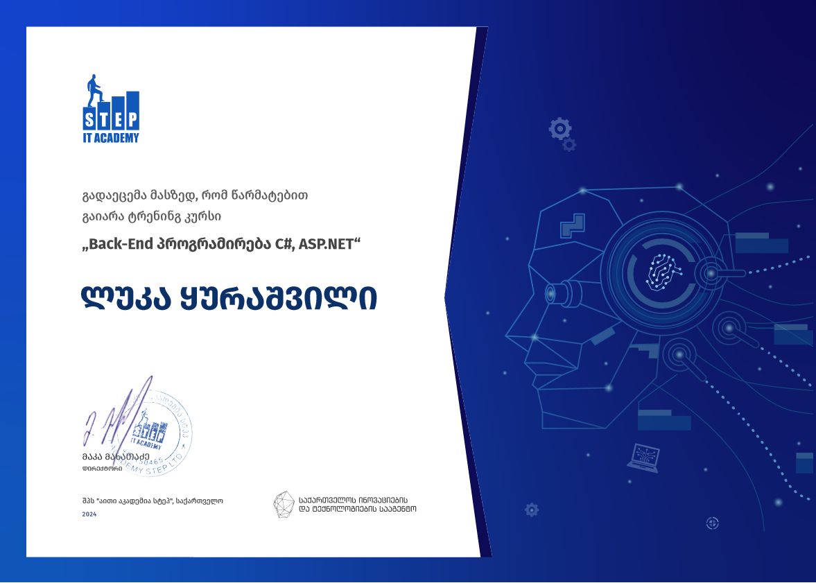 Luka Kurashvili on LinkedIn: #dotnet #aspnet #csharp #gita # ... Luka Kurashvili on LinkedIn: #dotnet #aspnet #csharp #gita # ...