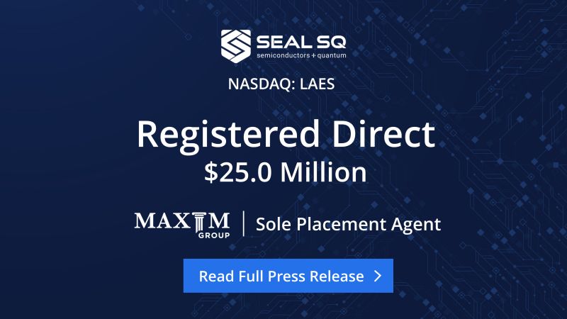 Maxim Group LLC on LinkedIn: SEALSQ (LAES) SEALSQ Announces Pricing of ... Maxim Group LLC on LinkedIn: SEALSQ (LAES) SEALSQ Announces Pricing of ...