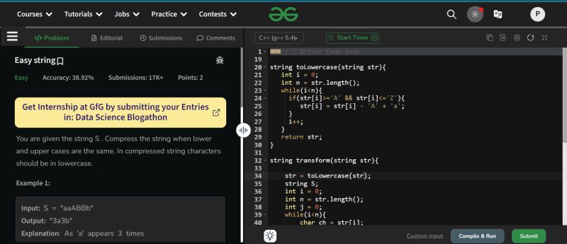 Resolved string compression problem at Coding Challenge | Priya ... Resolved string compression problem at Coding Challenge | Priya ...