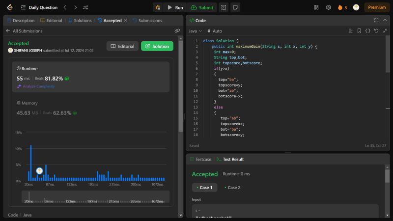 Resolved LeetCode problem 1717 using Java | Shifani Joseph posted on ... Resolved LeetCode problem 1717 using Java | Shifani Joseph posted on ...