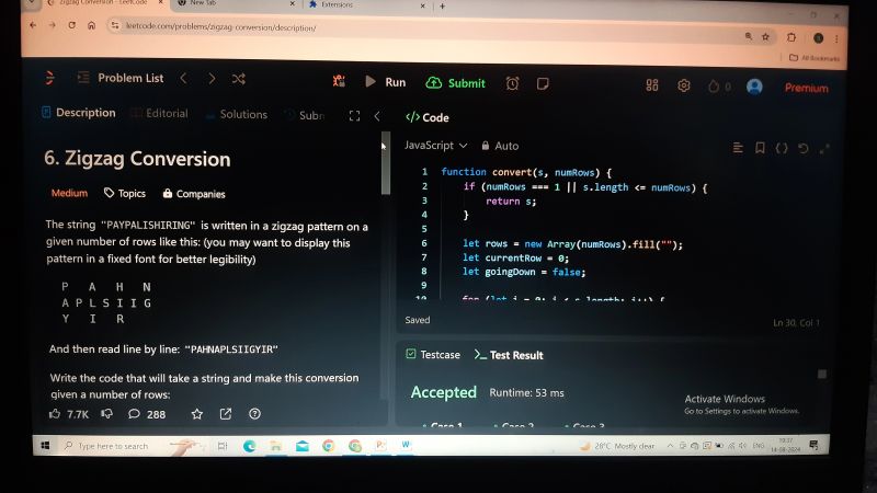#javascript #coding #hackerrank #leetcode #100daysofcode | Shubhi Tiwari #javascript #coding #hackerrank #leetcode #100daysofcode | Shubhi Tiwari