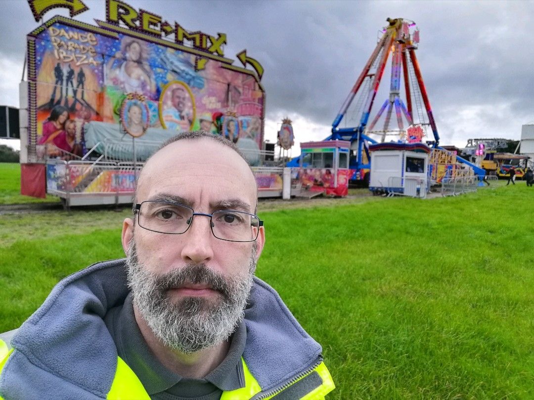 Saturday event time.. A bit muddy but that adds to the fun. Funfair ... Saturday event time.. A bit muddy but that adds to the fun. Funfair ...