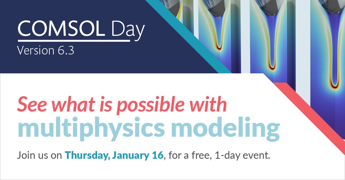 COMSOL, Inc. on LinkedIn: COMSOL Multiphysics version 6.3 introduces ... COMSOL, Inc. on LinkedIn: COMSOL Multiphysics version 6.3 introduces ...