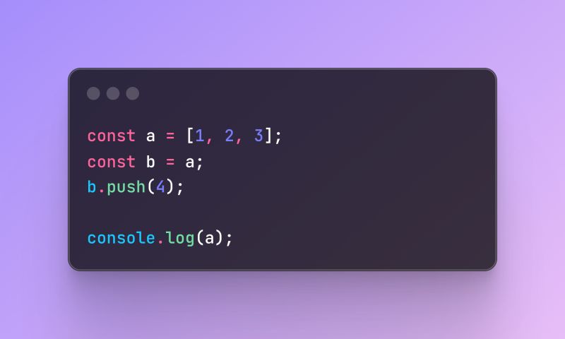 JavaScript quiz: reference behavior 🔁 | Ben Hanson posted on the topic ... JavaScript quiz: reference behavior 🔁 | Ben Hanson posted on the topic ...