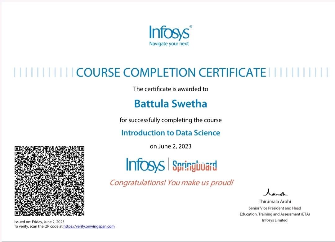 Swetha Battula on LinkedIn: introduction to Data Science Swetha Battula on LinkedIn: introduction to Data Science