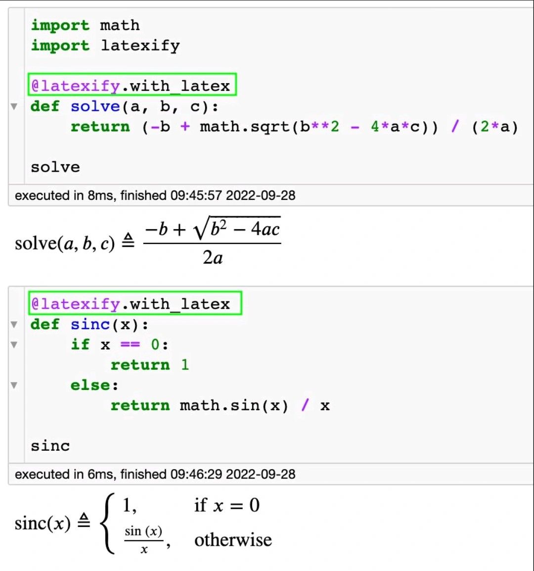 Hesam Aghayani on LinkedIn: #python #github #latexify Hesam Aghayani on LinkedIn: #python #github #latexify