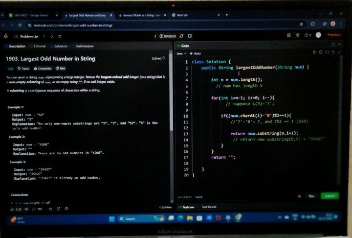 Swapnil Phad on LinkedIn: #dsa #codingchallenge #strings # ... Swapnil Phad on LinkedIn: #dsa #codingchallenge #strings # ...