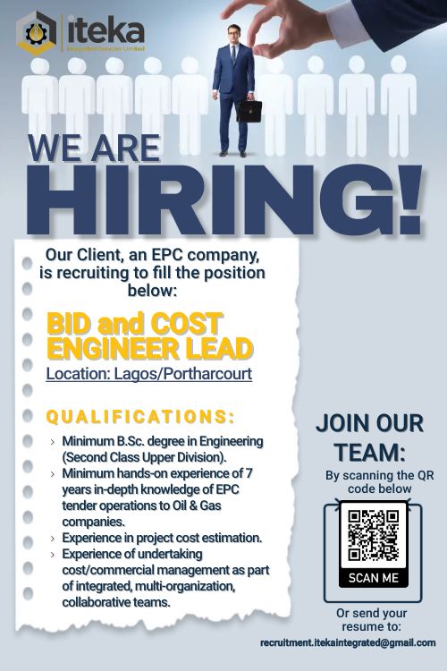 ITEKA INTEGRATED SERVICES LIMITED on LinkedIn: We have an opening for ... ITEKA INTEGRATED SERVICES LIMITED on LinkedIn: We have an opening for ...