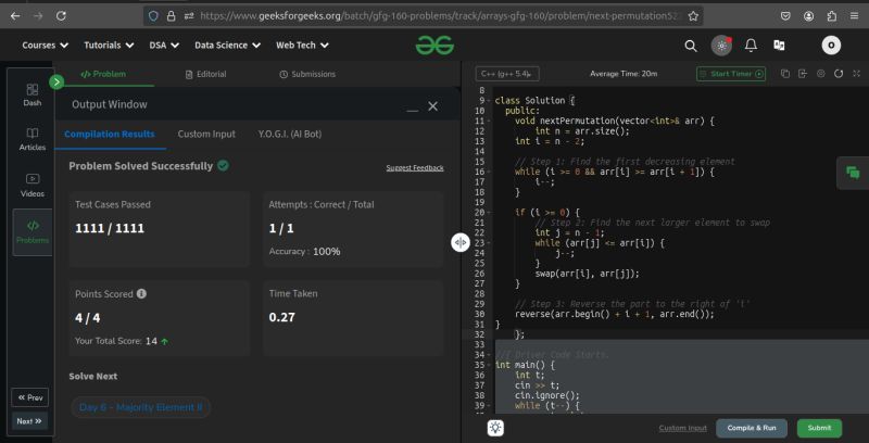 Olonade Kelvin on LinkedIn: #nextpermutation #algorithms #cplusplus # ... Olonade Kelvin on LinkedIn: #nextpermutation #algorithms #cplusplus # ...