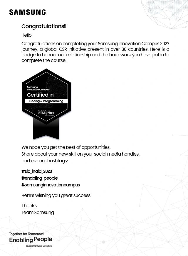 🚀 Excited to share that I've earned a Python Coding and Programming ... 🚀 Excited to share that I've earned a Python Coding and Programming ...