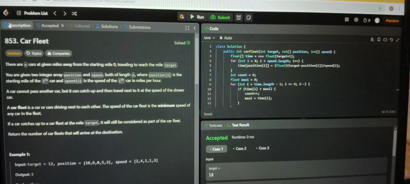 Divyanshi Bajpai on LinkedIn: #dsa #leetcode #java #carfleet # ... Divyanshi Bajpai on LinkedIn: #dsa #leetcode #java #carfleet # ...