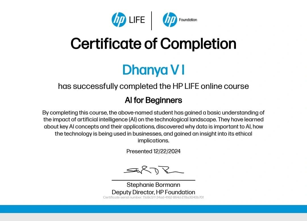 Dhanya Venkateswaran on LinkedIn: #hplife #ai #machinelearning # ... Dhanya Venkateswaran on LinkedIn: #hplife #ai #machinelearning # ...