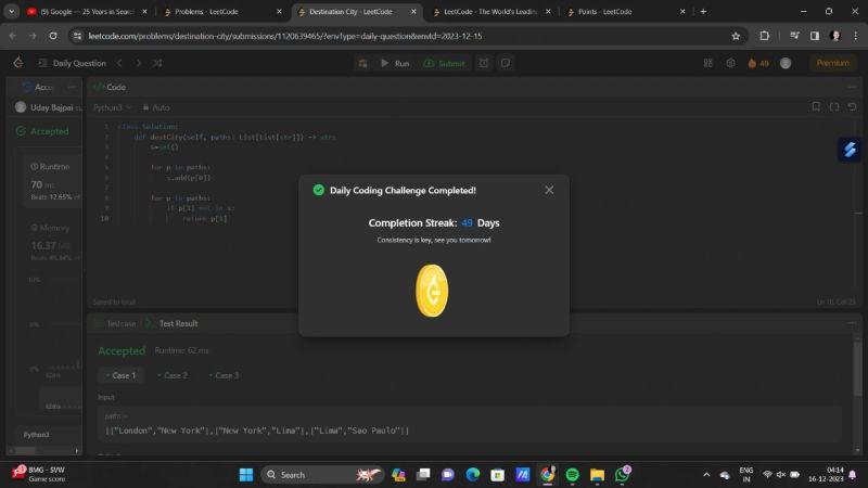 Uday Bajpai on LinkedIn: #leetcode #gfg #codingninjas #dsa Uday Bajpai on LinkedIn: #leetcode #gfg #codingninjas #dsa