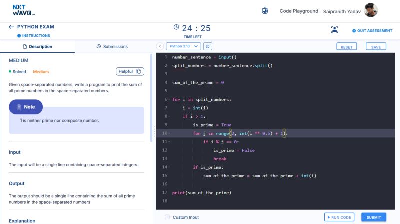Saipranith Chigiri on LinkedIn: #100daysofcodingchallenge #python # ... Saipranith Chigiri on LinkedIn: #100daysofcodingchallenge #python # ...