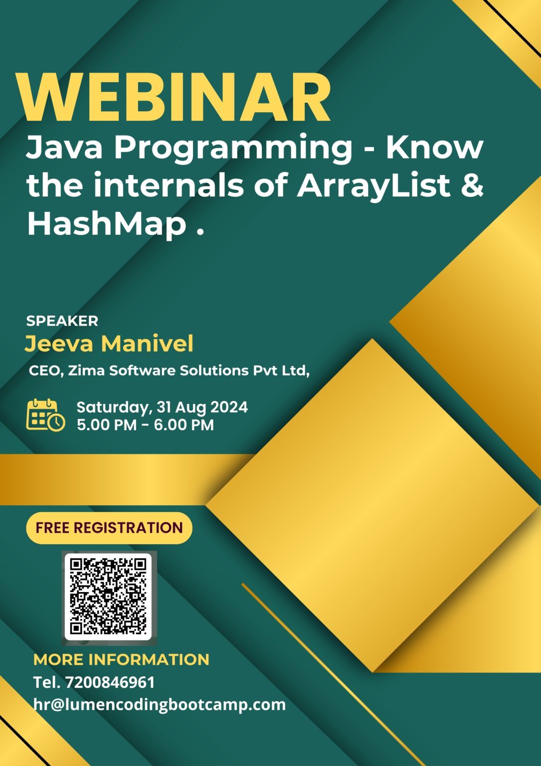 Krishna Jothi R on LinkedIn: #javaprogramming #webinar #coding # ... Krishna Jothi R on LinkedIn: #javaprogramming #webinar #coding # ...
