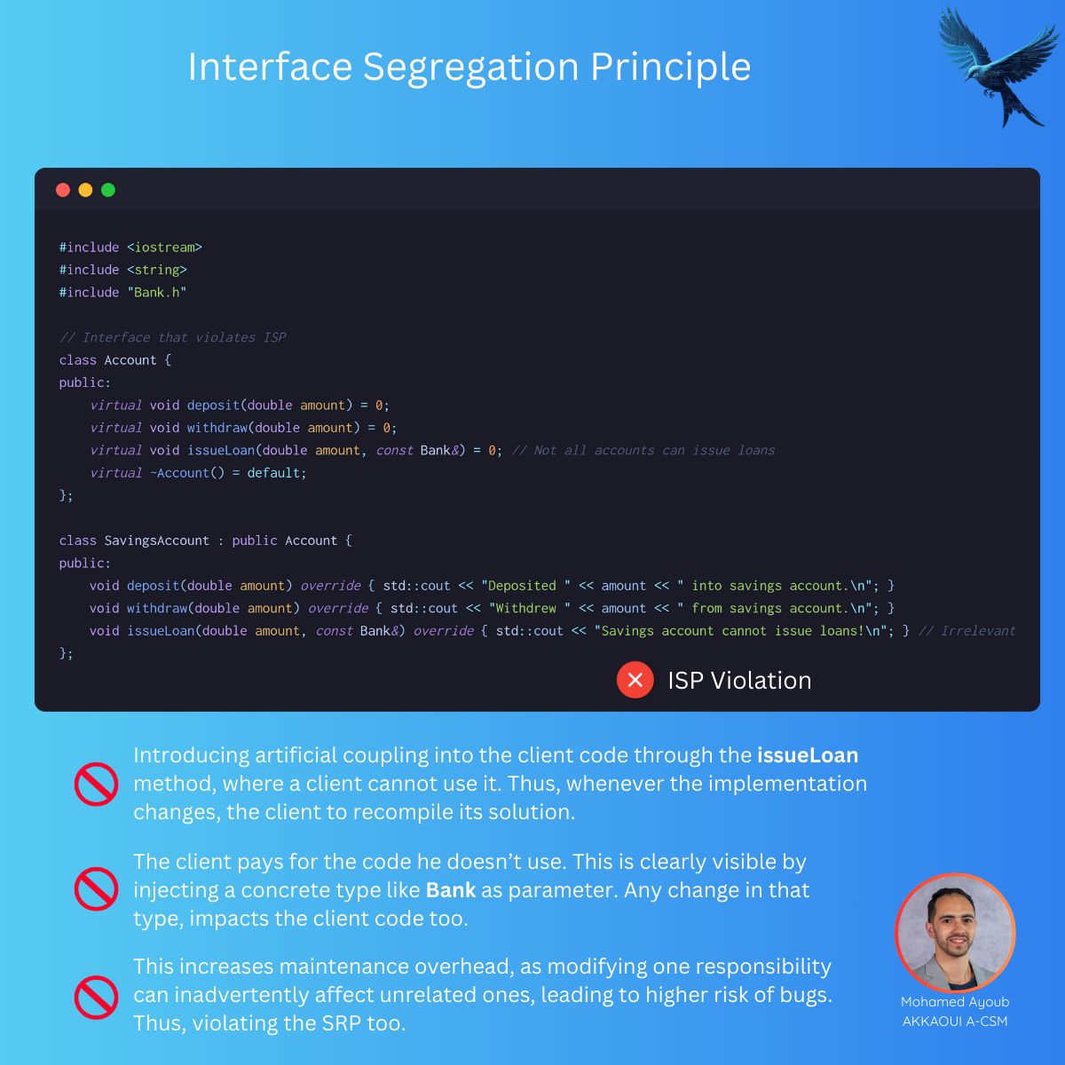 #cplusplus #softwaredesign #solidprinciples #codingtips #cleancode ... #cplusplus #softwaredesign #solidprinciples #codingtips #cleancode ...