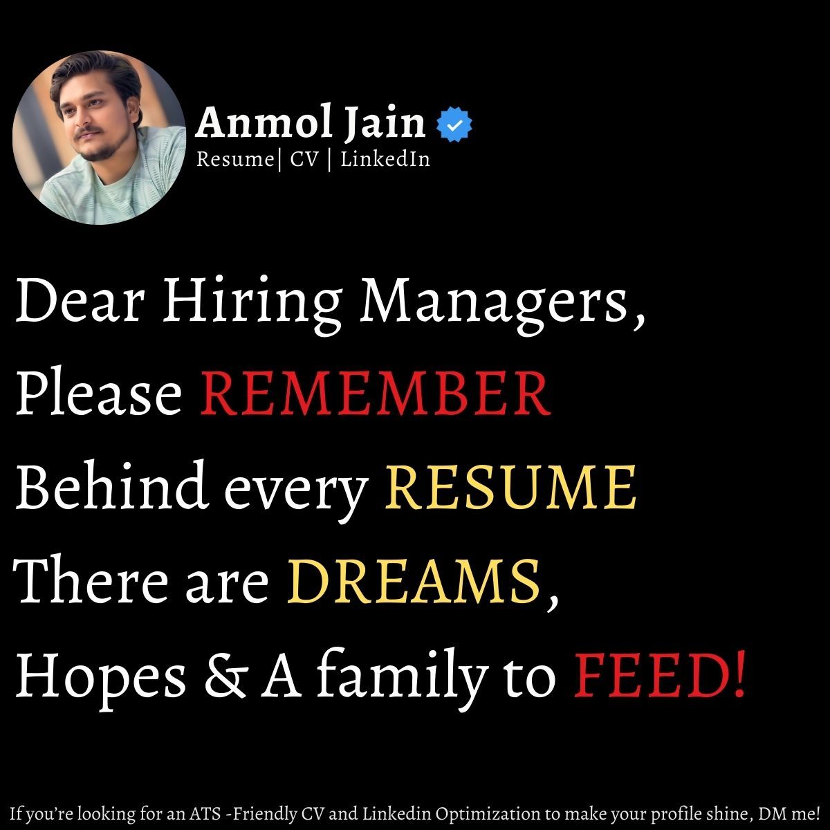 Anmol Jain on LinkedIn: #hiringwithheart #careerdreams # ... Anmol Jain on LinkedIn: #hiringwithheart #careerdreams # ...