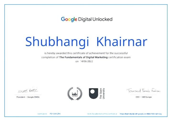 Shubhangi Khairnar posted on LinkedIn Shubhangi Khairnar posted on LinkedIn