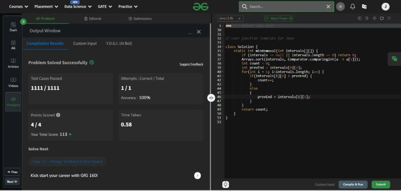 #gfgchallenge #160daysofcode #dsa #greedyalgorithms #codingjourney ... #gfgchallenge #160daysofcode #dsa #greedyalgorithms #codingjourney ...