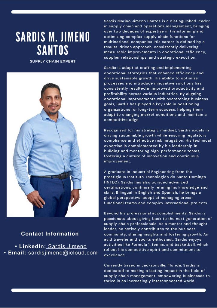 Sardis Jimeno on LinkedIn: 🌟 Elevating Supply Chain Excellence | Sardis ... Sardis Jimeno on LinkedIn: 🌟 Elevating Supply Chain Excellence | Sardis ...