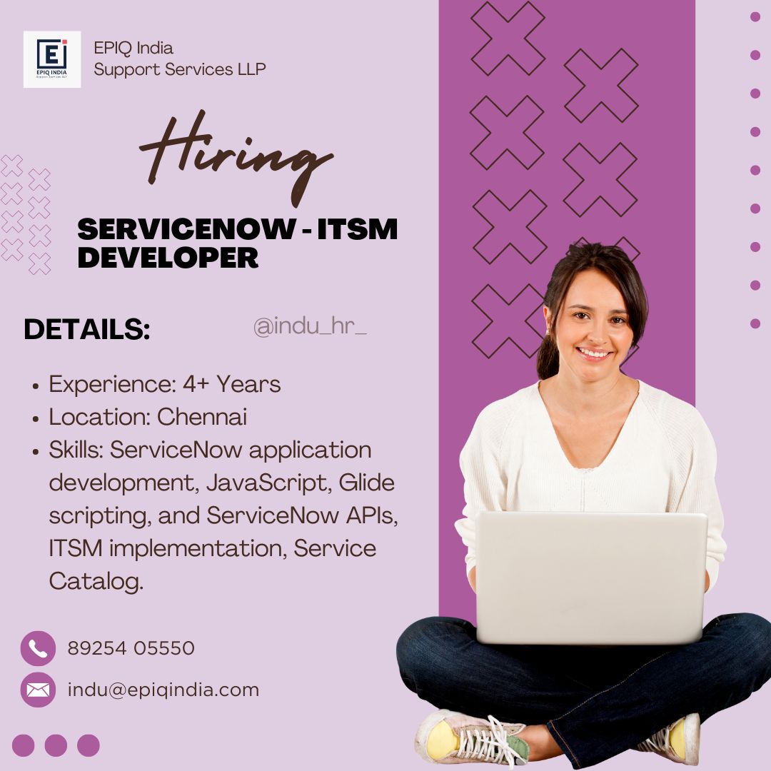 Indu Devi on LinkedIn: #servicenow #servicenowdeveloper #itsm… Indu Devi on LinkedIn: #servicenow #servicenowdeveloper #itsm…