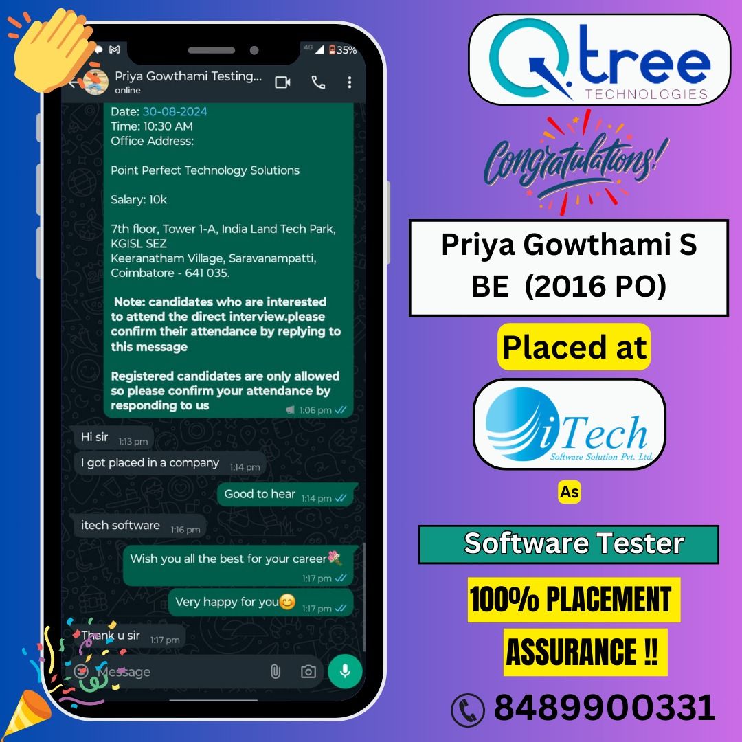 Qtree Technologies on LinkedIn: #softwaretesting #offerletter # ... Qtree Technologies on LinkedIn: #softwaretesting #offerletter # ...