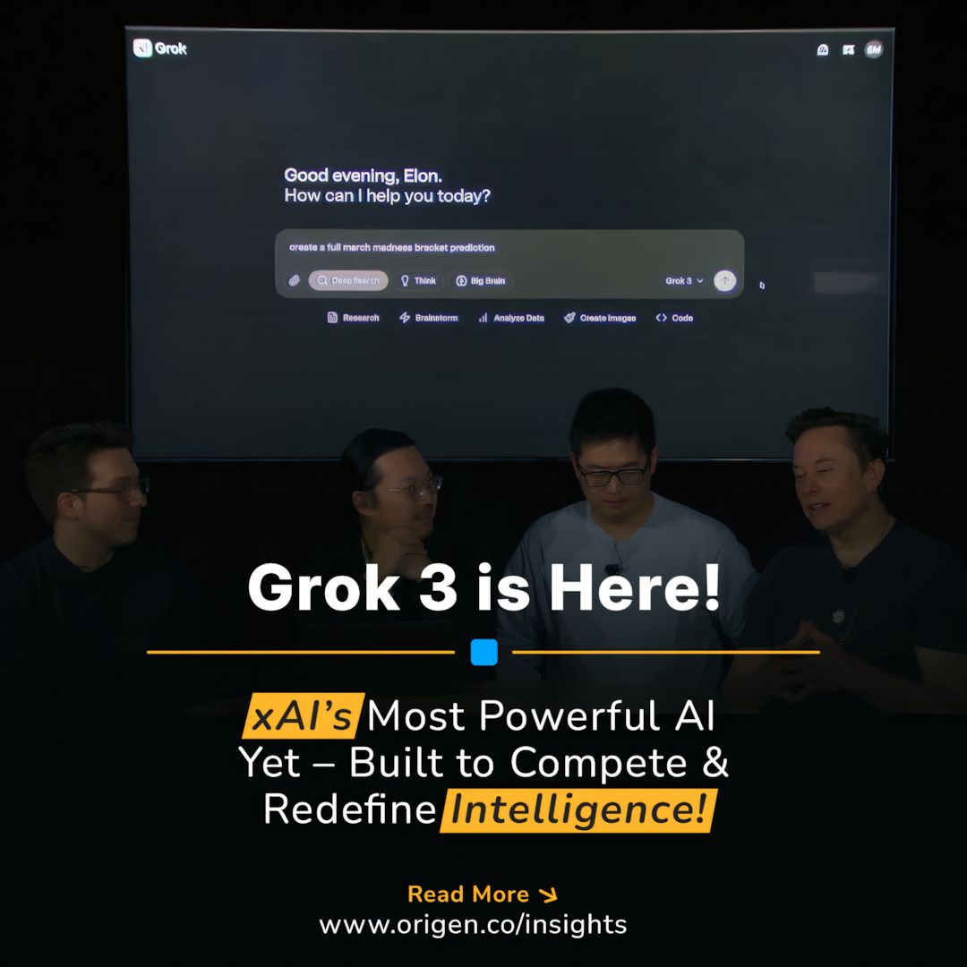 Origen on LinkedIn: #grok3 #xai #elonmusk #airevolution #tech Origen on LinkedIn: #grok3 #xai #elonmusk #airevolution #tech