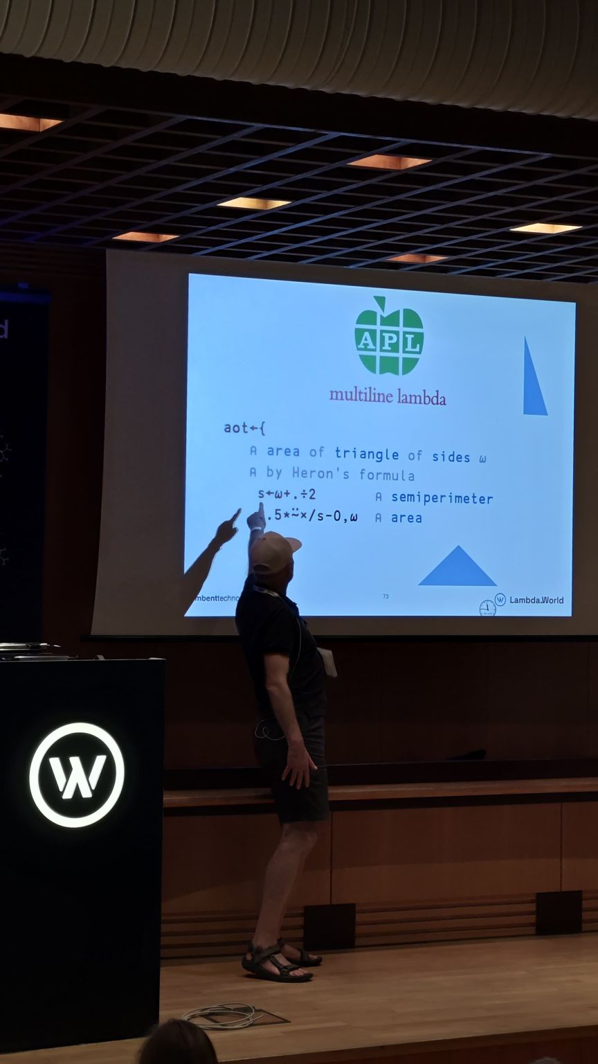 Lambda World on LinkedIn: #lambdaworld24 #apl #functionalprogramming # ... Lambda World on LinkedIn: #lambdaworld24 #apl #functionalprogramming # ...