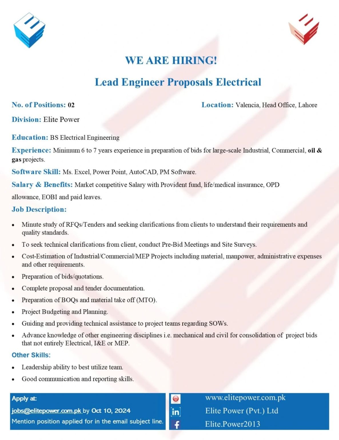 Muhammad Mohsin Iqbal on LinkedIn: Hiring Muhammad Mohsin Iqbal on LinkedIn: Hiring