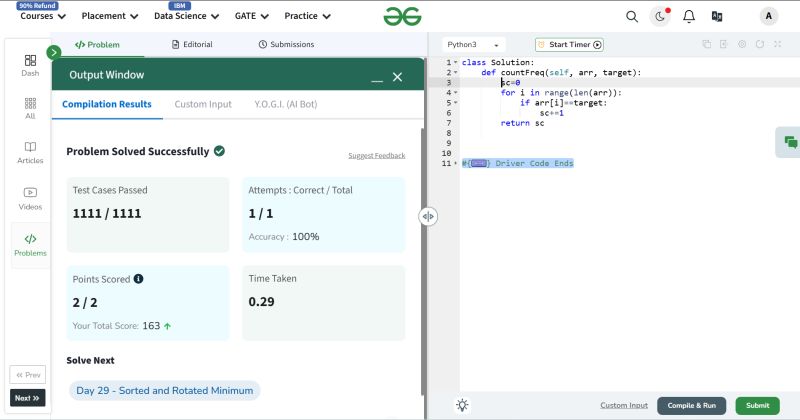 #geeksforgeeks #160daysofcode #python #codingchallenge #datastructures ... #geeksforgeeks #160daysofcode #python #codingchallenge #datastructures ...