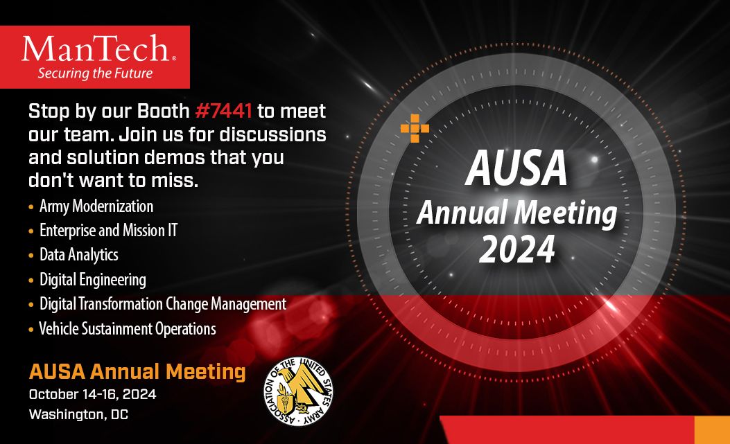 ManTech on LinkedIn: #meetmantech #ausa2024 #dataanalytics #it ManTech on LinkedIn: #meetmantech #ausa2024 #dataanalytics #it