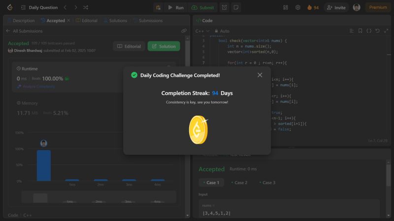 #leetcode #dsa #problemsolving #coding #algorithms #leetcodepotd #tech ... #leetcode #dsa #problemsolving #coding #algorithms #leetcodepotd #tech ...