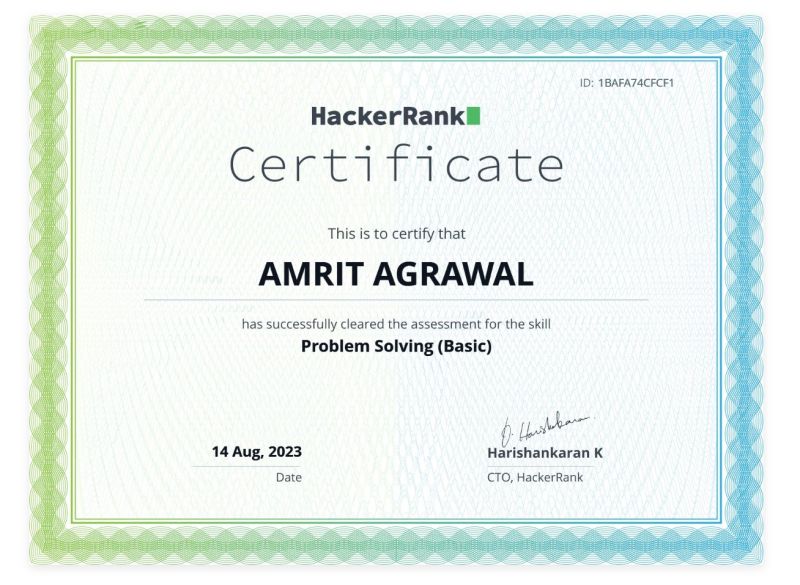 #javacertified #hackerrankcodemaster | AMRIT AGRAWAL #javacertified #hackerrankcodemaster | AMRIT AGRAWAL