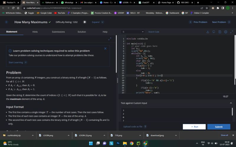 Kavin Subramaniam on LinkedIn: #codechef #day83 #100daysofcodechallenge ... Kavin Subramaniam on LinkedIn: #codechef #day83 #100daysofcodechallenge ...