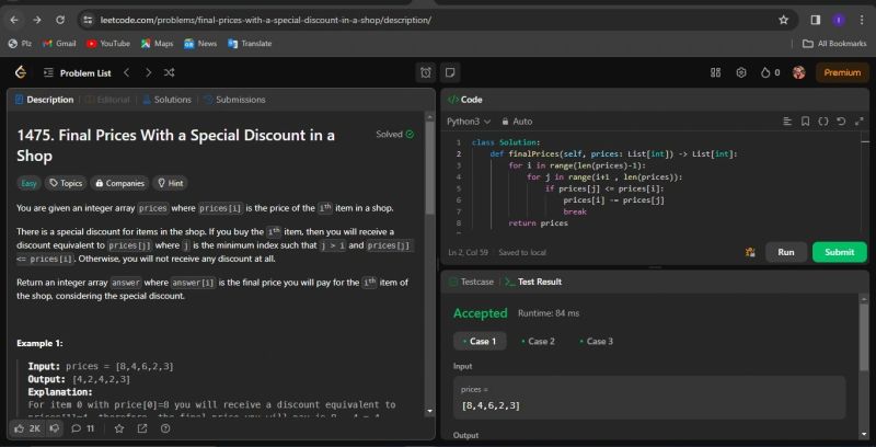 Ibtesam Chaichee on LinkedIn: #leetcodeproblems #leetcode #dsa #day45 Ibtesam Chaichee on LinkedIn: #leetcodeproblems #leetcode #dsa #day45
