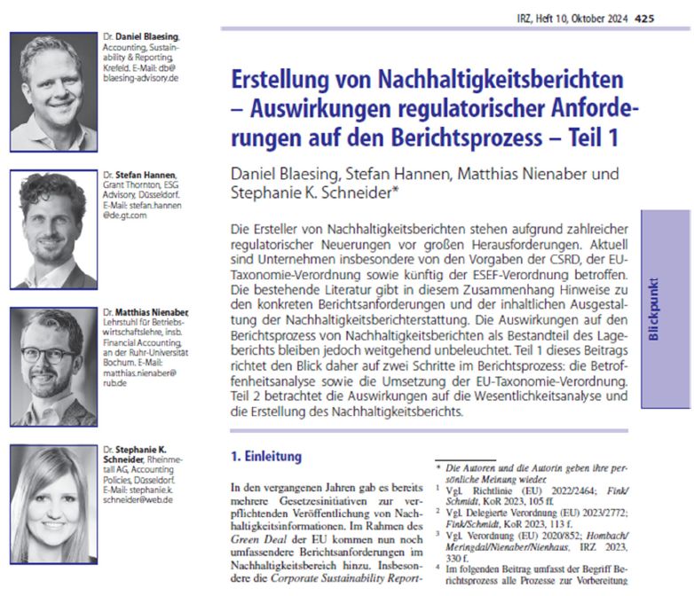 FINACC - Chair of Financial Accounting - Ruhr-University Bochum on ... FINACC - Chair of Financial Accounting - Ruhr-University Bochum on ...