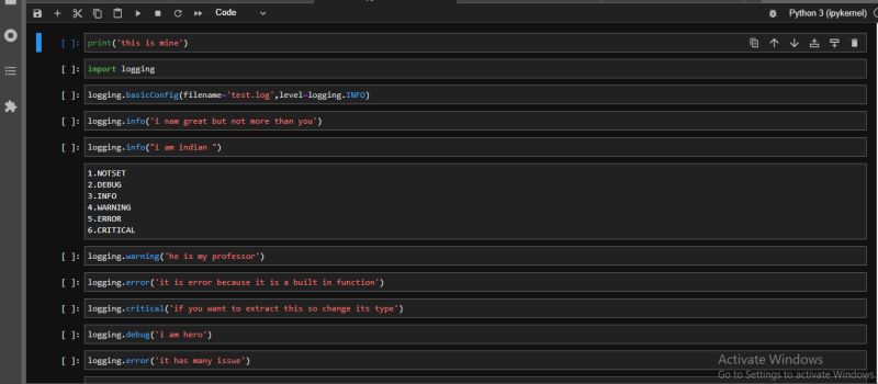 #logging #python #pythonprogramming | Sudhir kumar pandey #logging #python #pythonprogramming | Sudhir kumar pandey