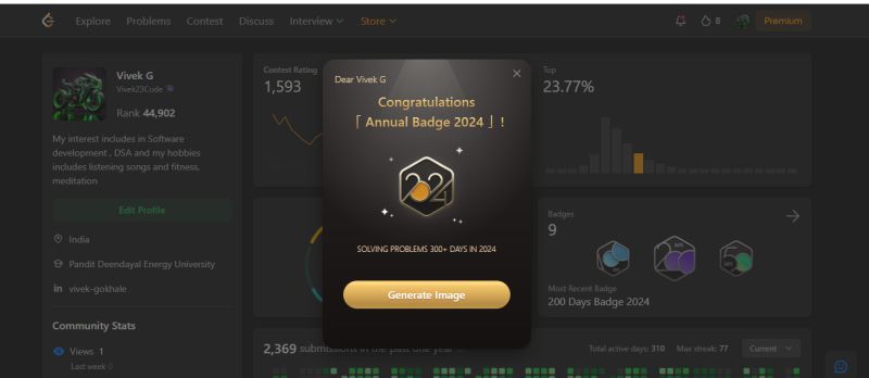 Vivek Gokhale on LinkedIn: #leetcode #codingjourney #problemsolving # ... Vivek Gokhale on LinkedIn: #leetcode #codingjourney #problemsolving # ...