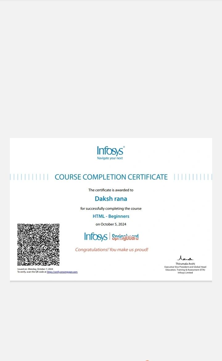 Daksh rana on LinkedIn: #webdevelopment #html #frontenddevelopment # ... Daksh rana on LinkedIn: #webdevelopment #html #frontenddevelopment # ...