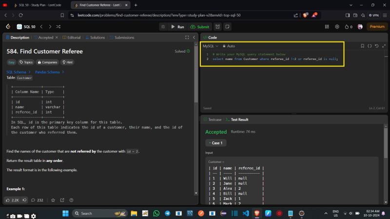 Arun Datt Kaushik on LinkedIn: #sql #leetcode #datascience # ... Arun Datt Kaushik on LinkedIn: #sql #leetcode #datascience # ...