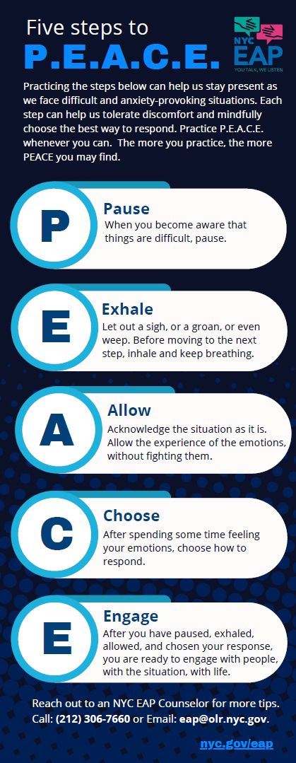 Aaron Mendelsohn on LinkedIn: Practice P.E.A.C.E.! No matter how ... Aaron Mendelsohn on LinkedIn: Practice P.E.A.C.E.! No matter how ...