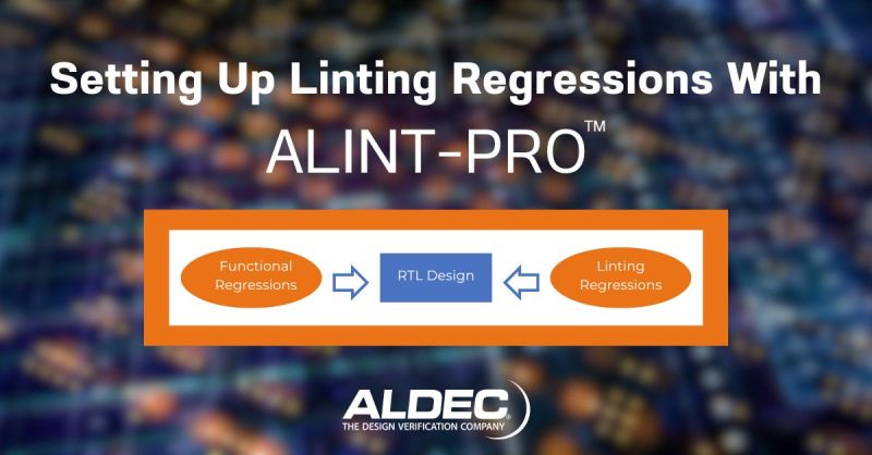 Aldec on LinkedIn: Setting Up Linting Regressions Aldec on LinkedIn: Setting Up Linting Regressions