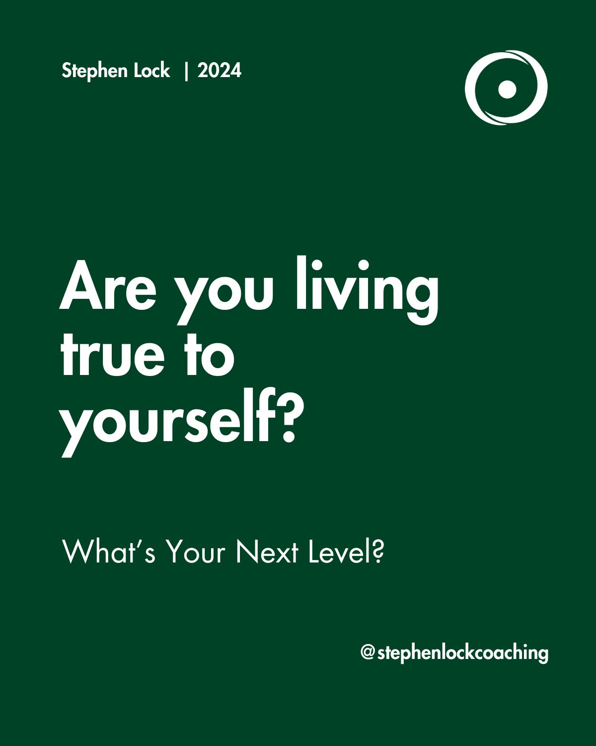 Stephen Lock on LinkedIn: Living authentically means aligning your ... Stephen Lock on LinkedIn: Living authentically means aligning your ...