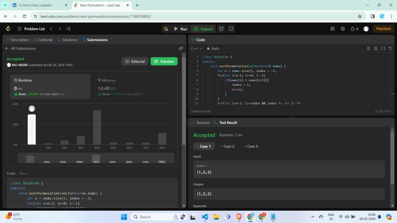 RAJ YADAV on LinkedIn: #180daysofcode #leetcode RAJ YADAV on LinkedIn: #180daysofcode #leetcode