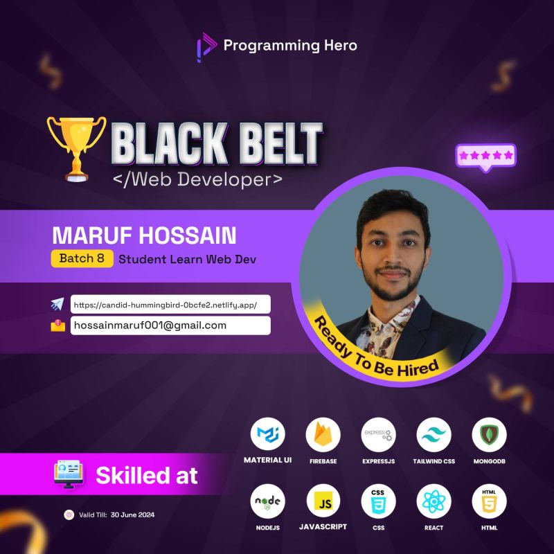 Maruf Hossain on LinkedIn: #webdevelopment #programminghero # ... Maruf Hossain on LinkedIn: #webdevelopment #programminghero # ...